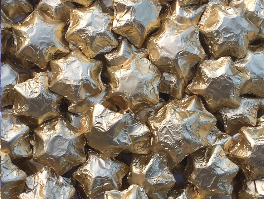 Gold Chocolate Stars – Chocolate Events